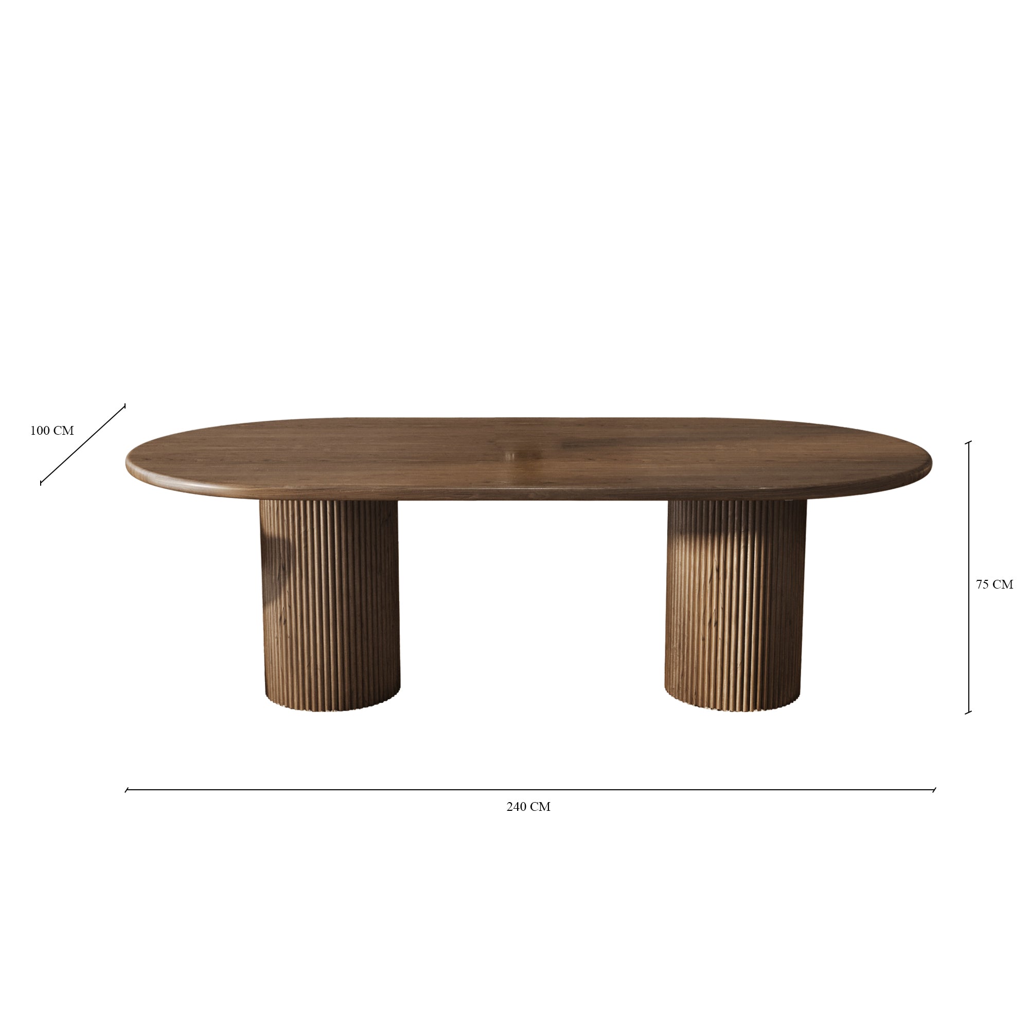 Bartley Ash Wood Dining Table