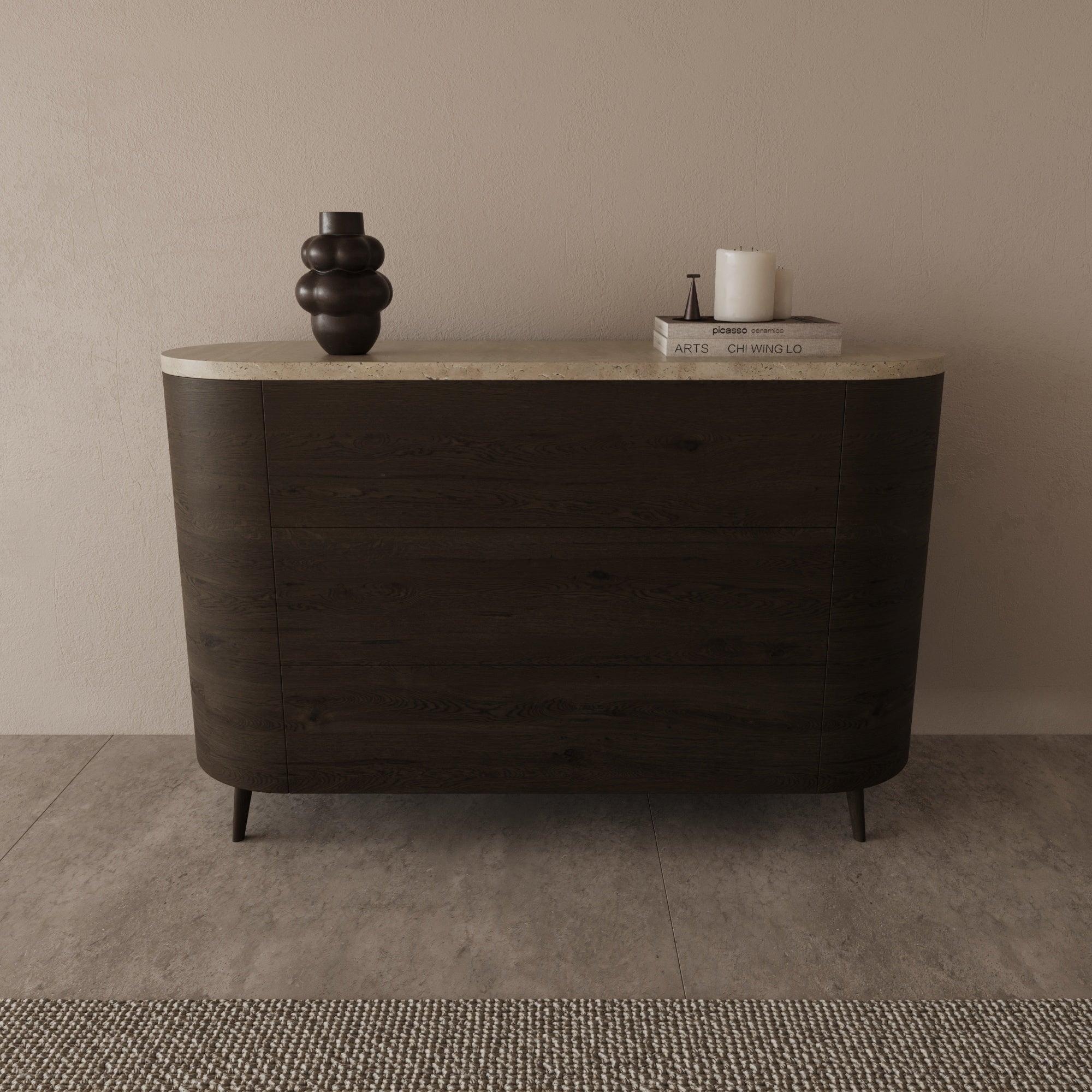 Aria Travertine Dresser